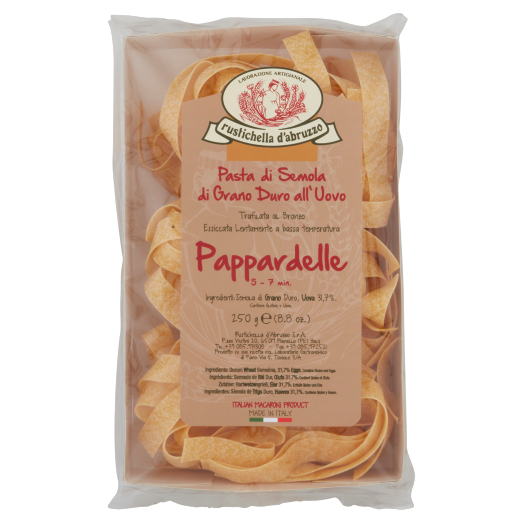Rustichella dAbruzzo Pappardelle 250g - Sheridans Cheesemongers - We ...