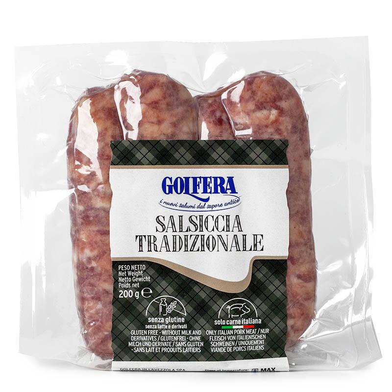 Golfera Salsiccia Tradizionale 200g - Sheridans Cheesemongers - We sell ...